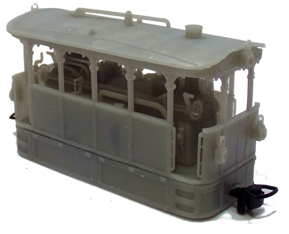 Fourdees Freelance Steam Tram Sutton 009 / OO9 Scale Kit for Kato 11 ...