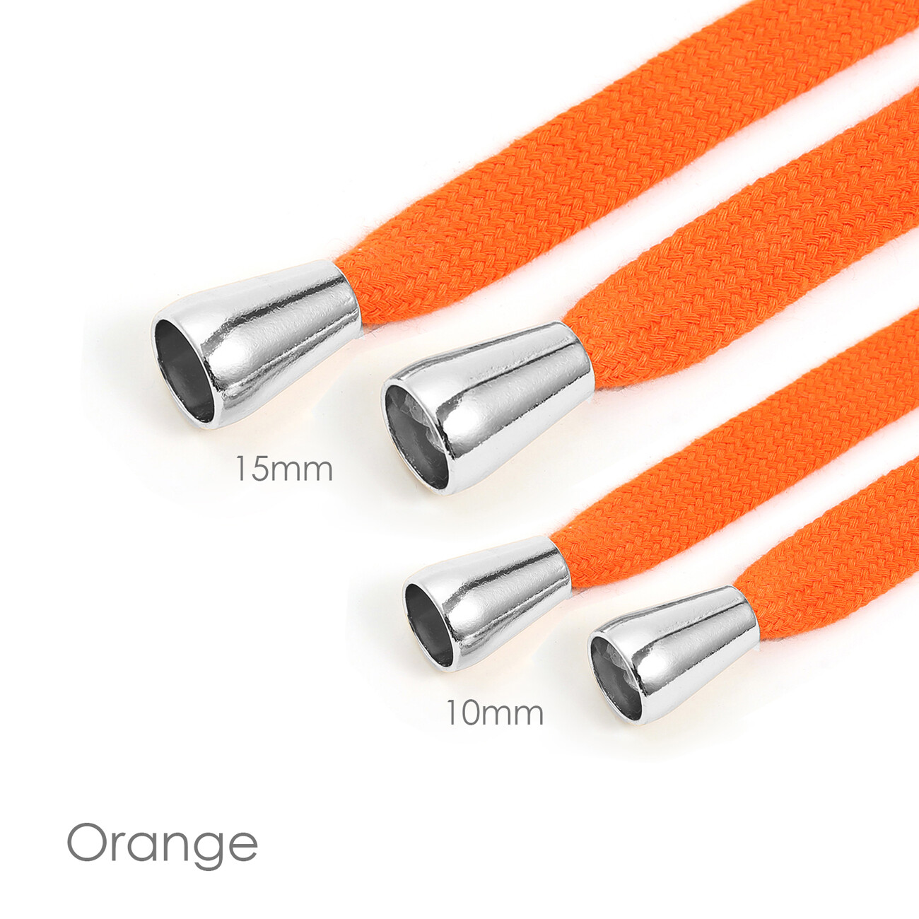 Drawstring Cord Flat Cotton Sweatshirt Hoodie String with Silver ...