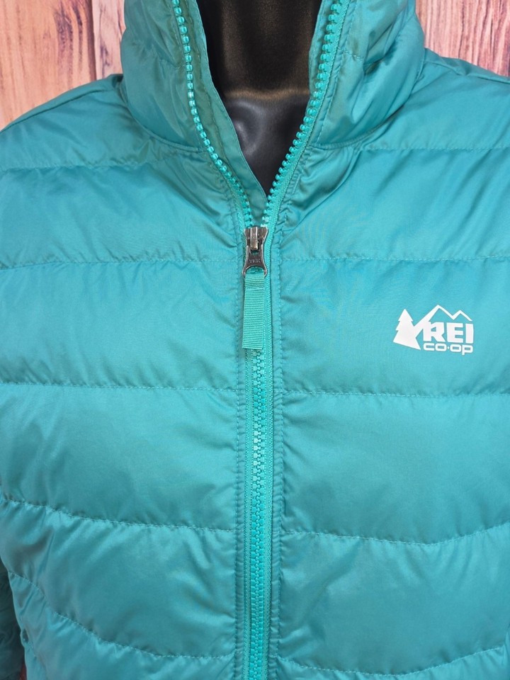 REI Co-Op Womens Teal Down Insulated Puffer Jacket XL | eBay