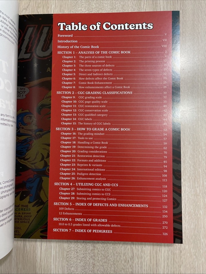 OFFICIAL CGC GUIDE TO GRADING COMICS SOFTCOVER NM 366 PGS IST PRINT ...