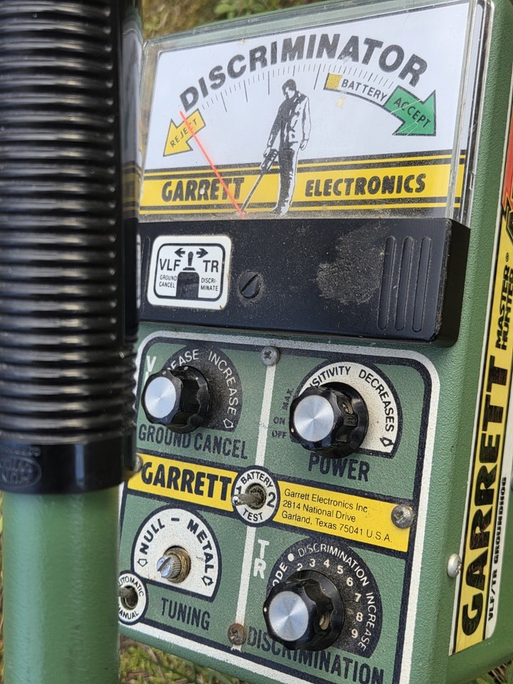 Metal Detector Garrett Ground Hog, Master Hunter VLF-TR Discriminator AS IS | eBay