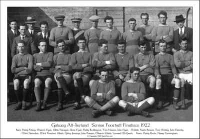 Galway All-Ireland Senior Football Finalists 1922: GAA Print | eBay