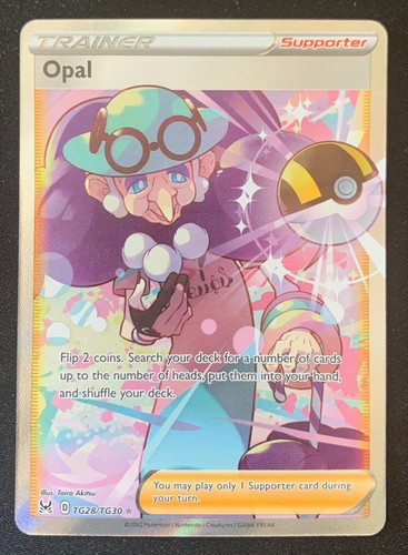 Opal TG28/TG30 - Lost Origin - Full Art Ultra Rare Pokemon TCG Card NM ...