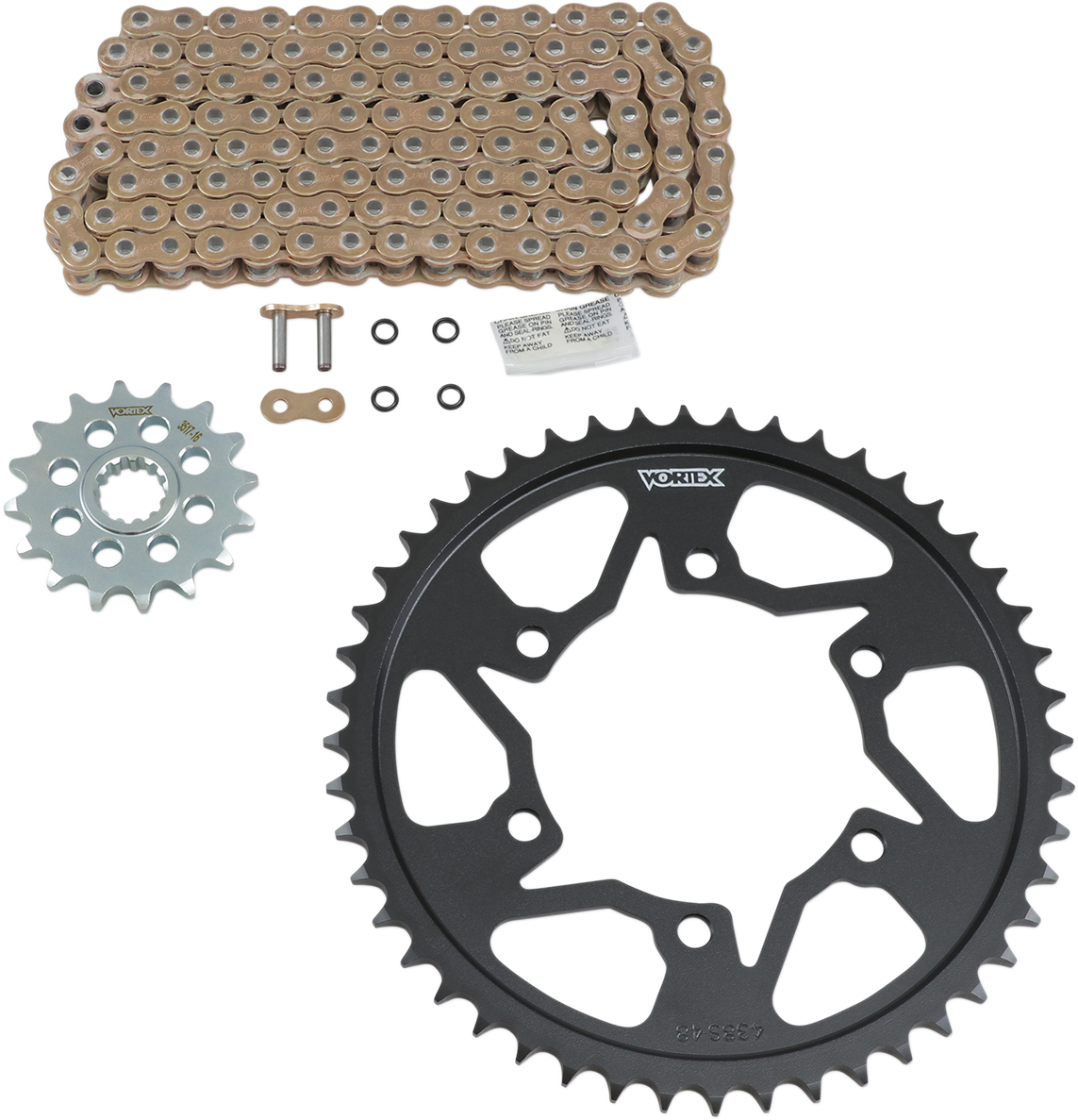 Vortex CKG6456 Chain and Sprocket Kit | eBay
