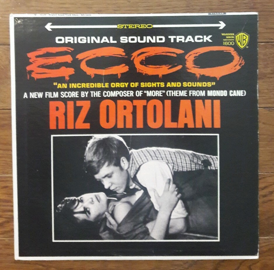 ECCO Soundtrack LP Film Score RIZ ORTOLANI Warner Records original 1965 ...