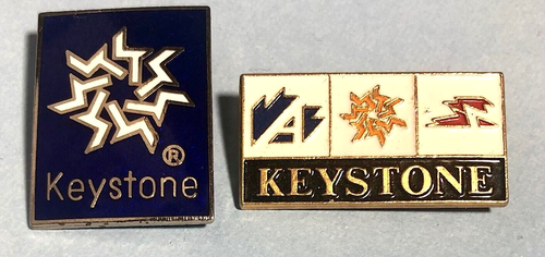 Vintage Ski Keystone Ski Week and Keystone Blue Logo , 2 Skiing Pins | eBay