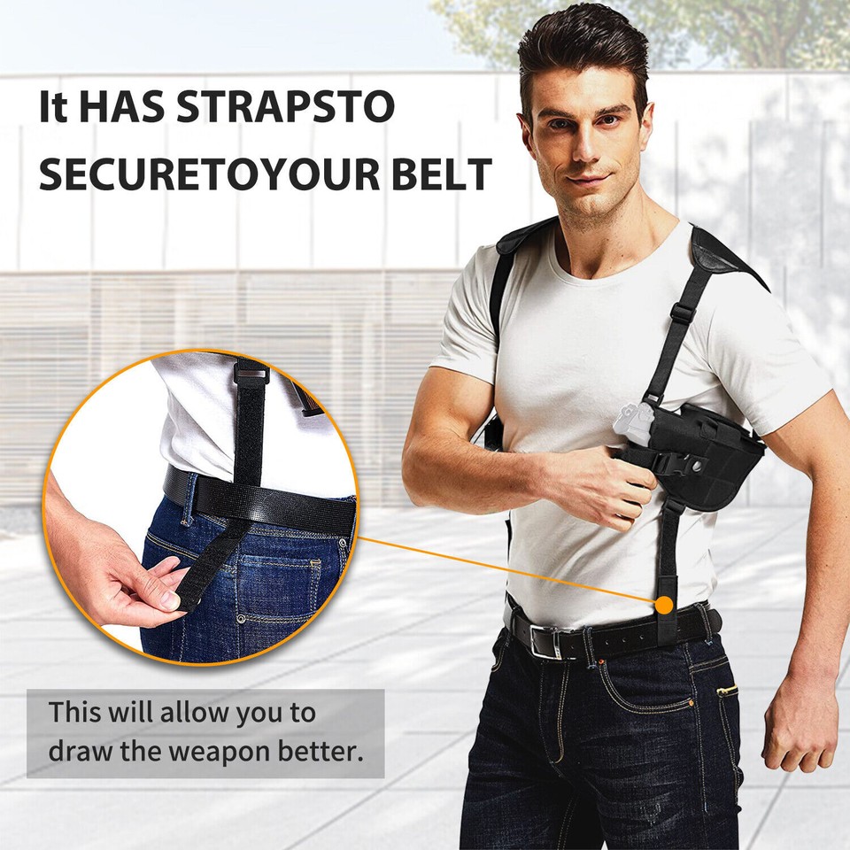 Adjustable Tactical Underarm Shoulder Gun Holster for Pistol Gun ...