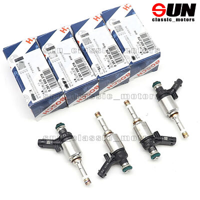 4x 06H906036AE Bosch OEM Fuel Injectors Set For AUDI A3 A4 A5 Q5 TT ...