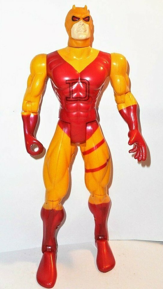 Marvel Universe 10 inch DAREDEVIL yellow toybiz toy biz 1997 pre ...