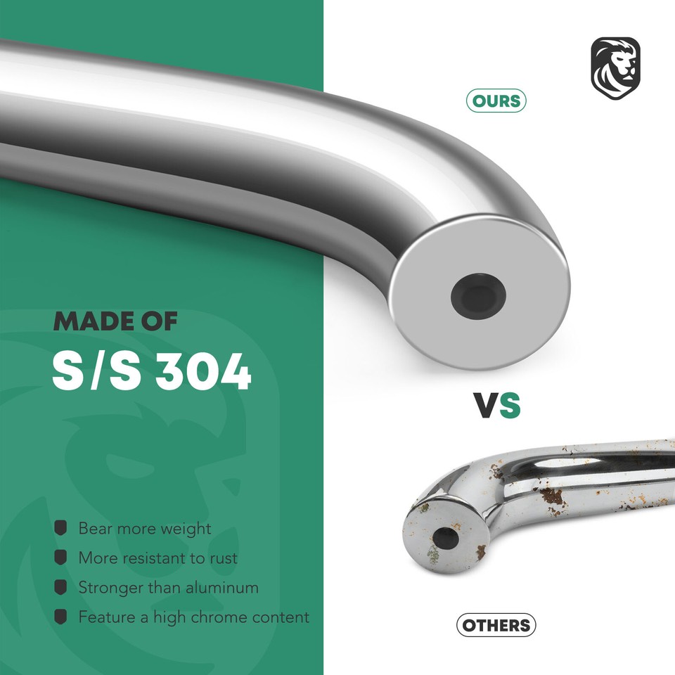 3in Chrome S/S 304 Round Side Step Bars for Chevrolet Silverado 1500 Regular Cab | eBay