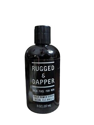 RUGGED & DAPPER Skin Fuel for Men Face Wash Exfoliating Facial Daily ...