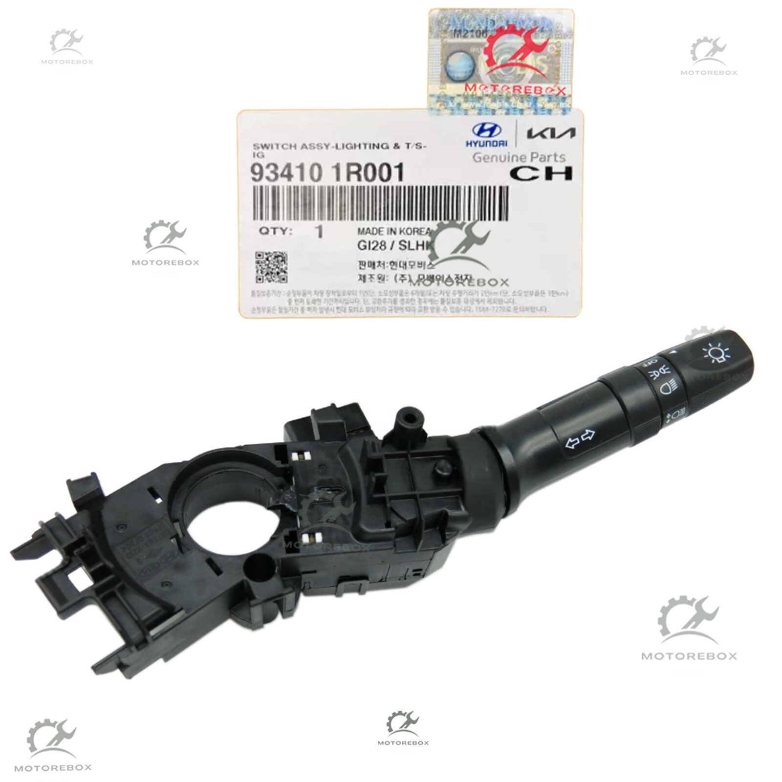 GENUINE Headlight &Turn Signal Switch 93410-1R001 for 2015-2017 Hyundai ...