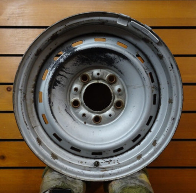 15x6-1/2 Steel GM Rally Wheel 5 Lug Fits G10 G20 1976 - 1995 OEM ...