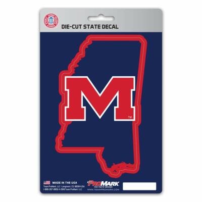 FANMATS 61340 Ole Miss Rebels Team State Shape Decal Sticker | eBay