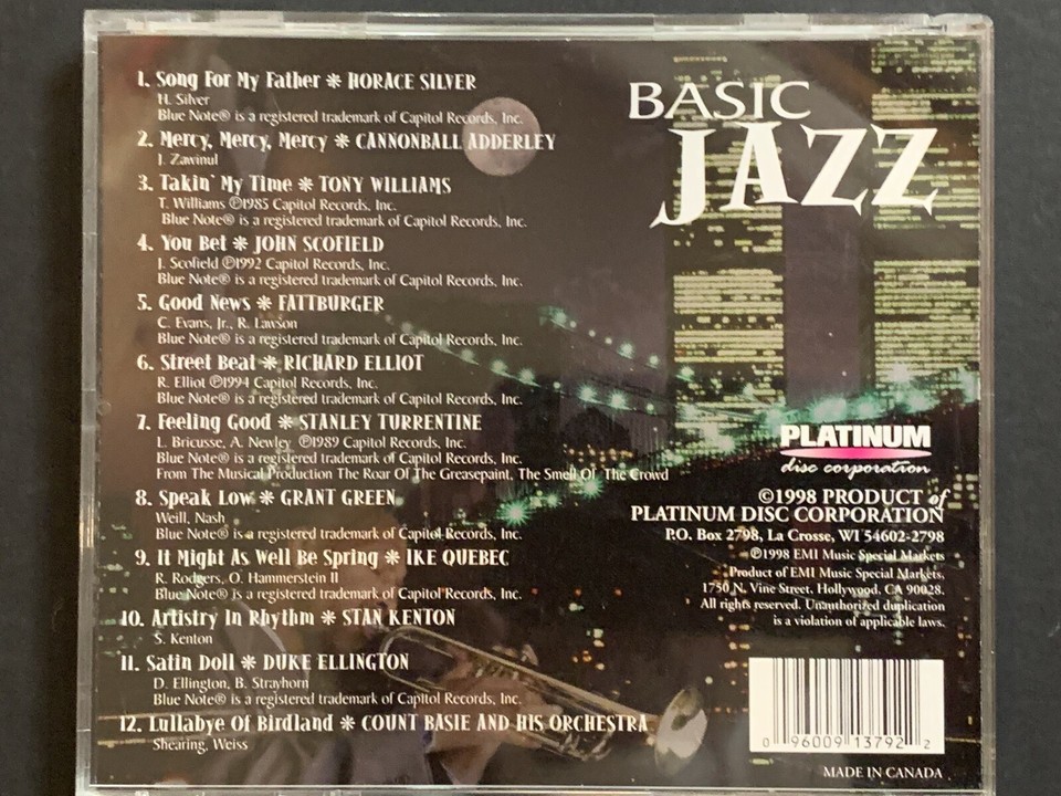 Basic Jazz - Vol. 3 Basic Jazz - Basic Jazz CD H9VG Kenton Basie Ellington MORE 96009137922| eBay