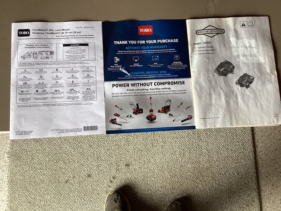 TORO Time master Mower FOR SALE. | eBay