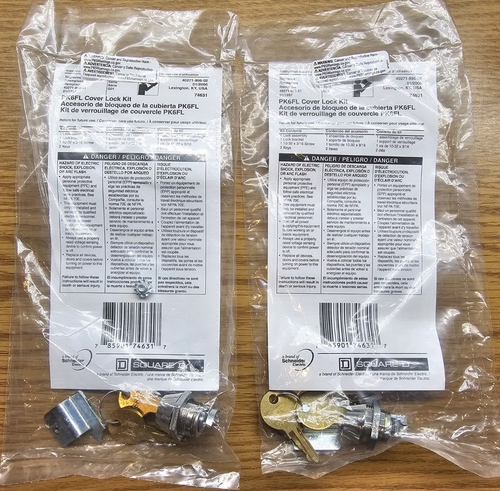 PK6FL Cover Lock Kit for Square D Load Center Replaces 40271-896-01 NEW ...