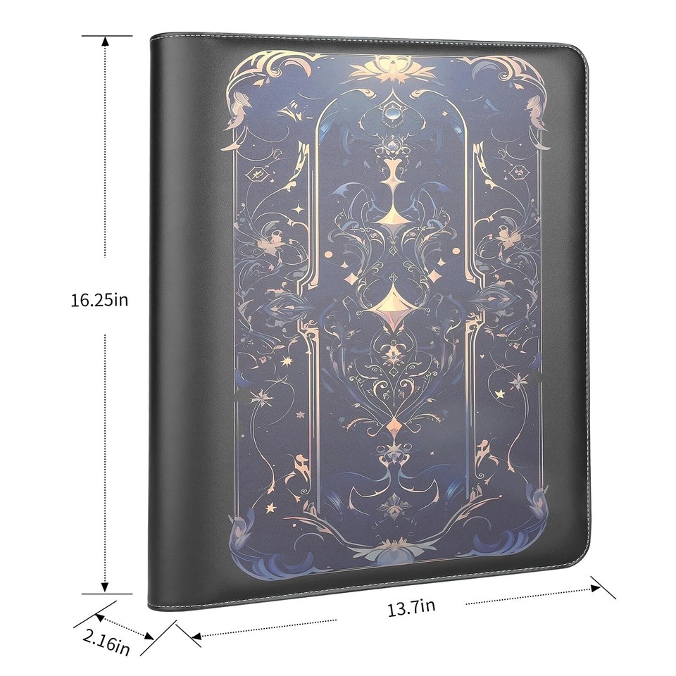 Toploader Binder 9 Pocket Pages Sleeves Holds 288 Toploaders for 3 x 4 ...