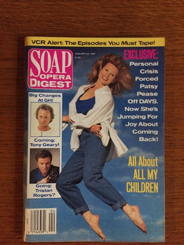 Vintage Soap Opera Digest Magazine January 1991 - Tony Geary, Tristan ...