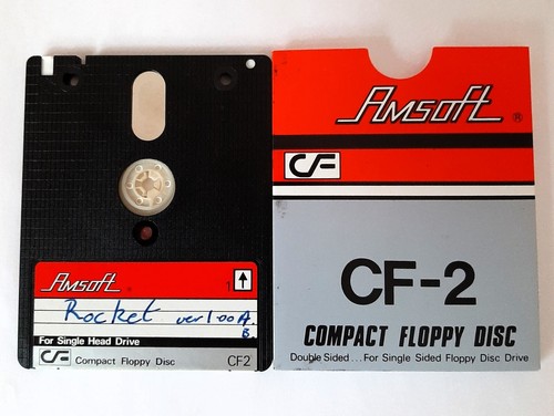 Vintage AMSTRAD Amsoft 3" Floppy Disc (CF-2) Double Sided for Single Sided Drive | eBay