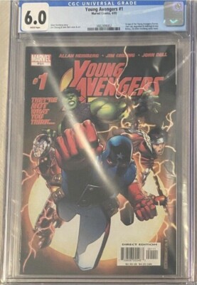 Young Avengers #1 (Marvel 2005) CGC 6.0 Many 1st Appearance Kate Bishop ...