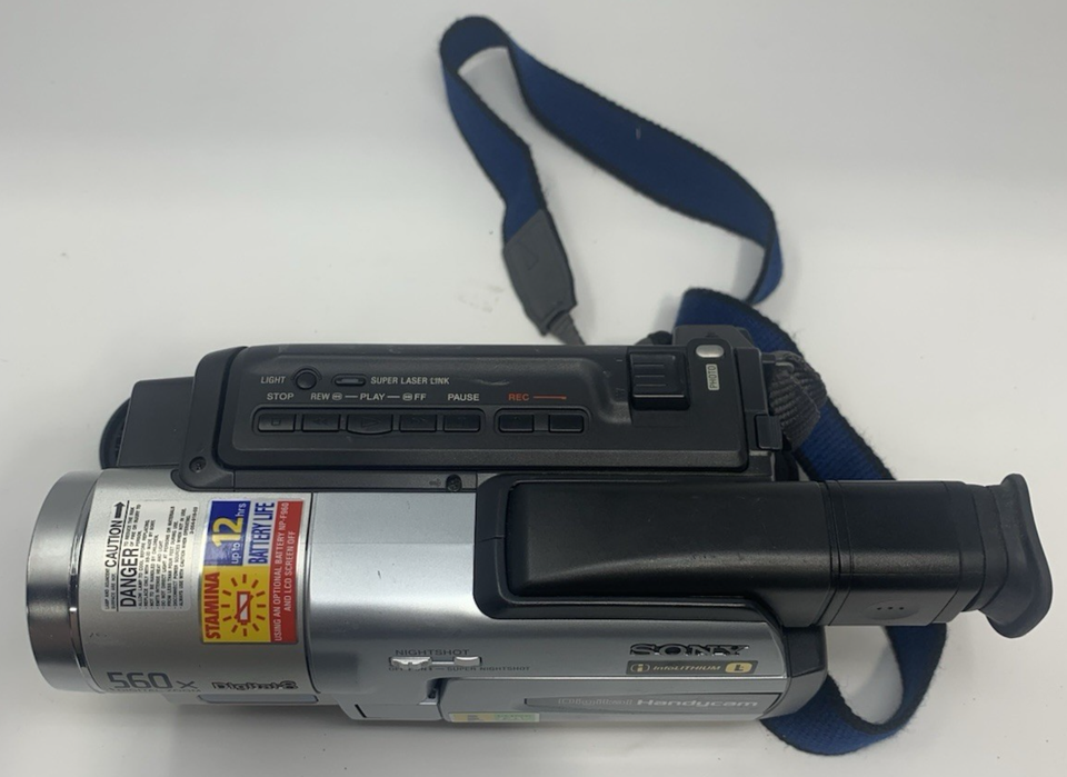Sony Handycam DCR-TRV130 Camcorder 560x Digital 8 -Silver NO BATTERY ...