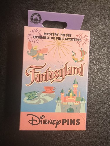 Disney Pins Fantasyland Mystery Pin Box : 2 Random Pins | eBay