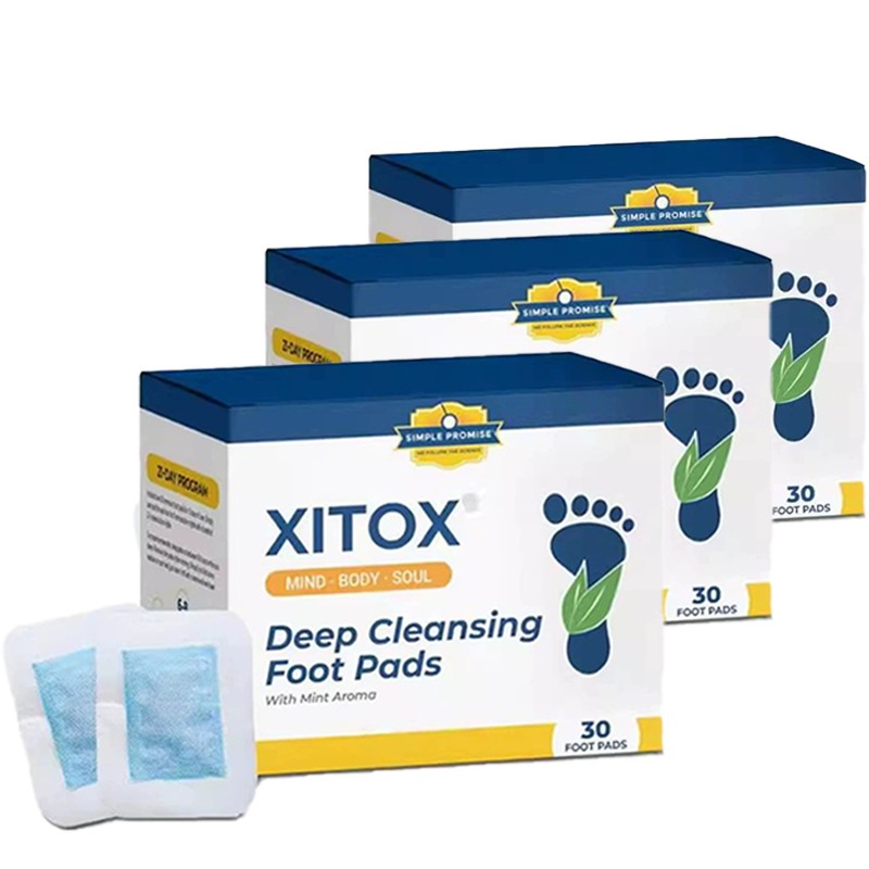 1/2/3* Xitox Foot Detox Patches Pads Toxins Deep Cleansing Herbal ...