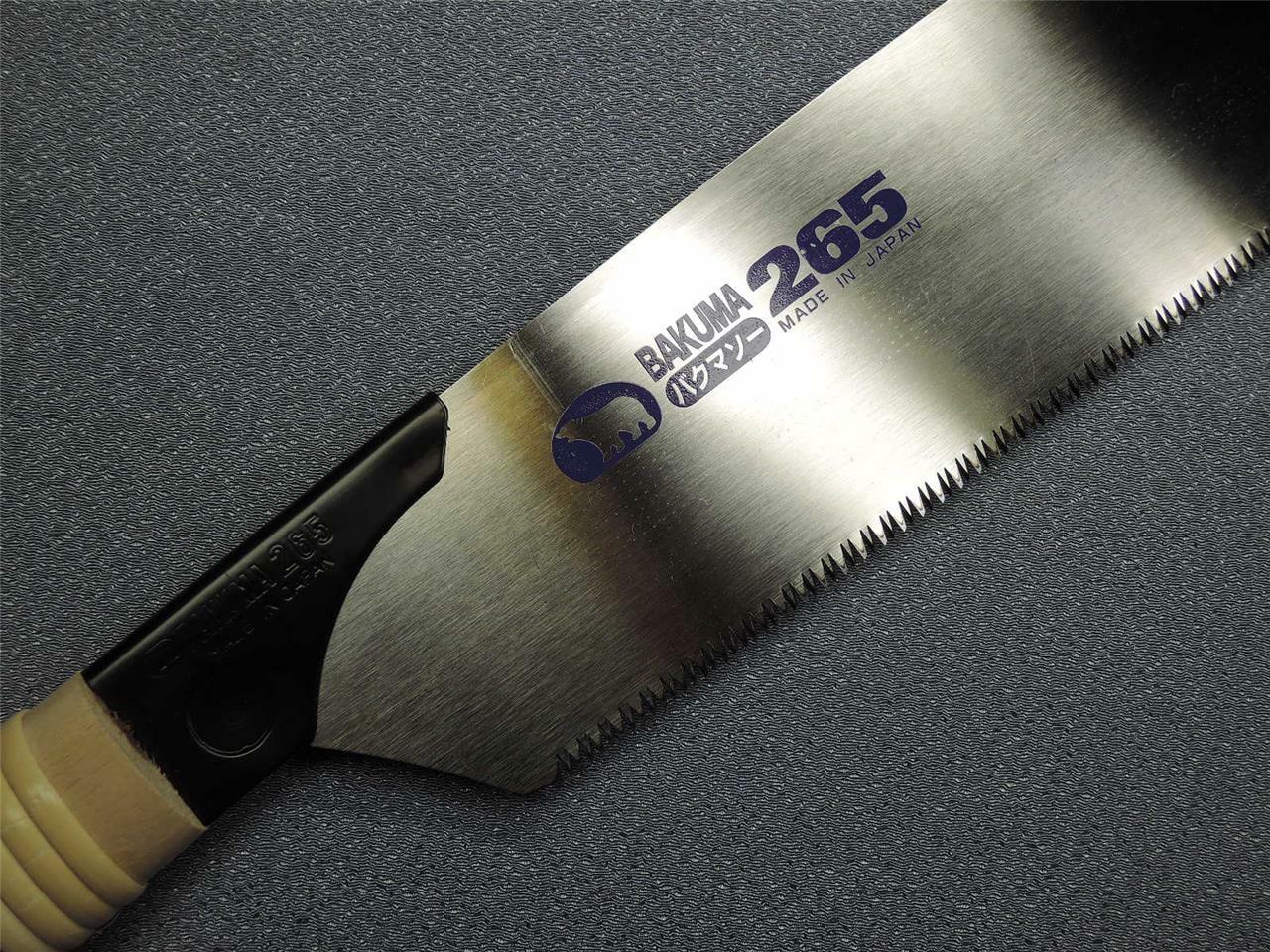 Japanese BAKUMA Saw 265mm Kataba/Single Sided Saw Cross Cut W/2pcs ...