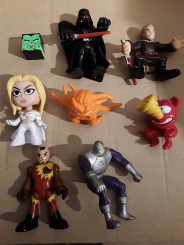 Lot of 8 Rare Vintage 90s-2000s funko vinyl PVC Mini Anime Figures Toys ...