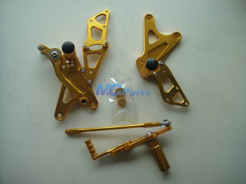 CNC Adjustable Rearset Foot pegs Rear set For Yamaha YZF R1 09-14 10 11 ...