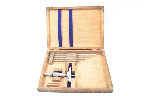 NSK Japan Micrometer Mfg Ratchet Thimble Depth Micrometer Set 0-6 ...