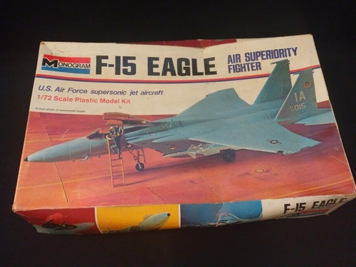 Monogram F-15 Eagle Air Superiority Fighter Unassembled Model Kit 7580 ...