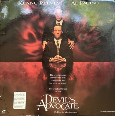 DEVIL'S ADVOCATE Laserdisc NEW UPC 0085391509066 REEVES PACINO THERON WIDESCREEN 85391509066| eBay
