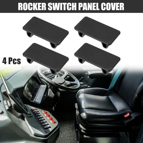 4pcs Car Rocker Switch Panel Cover Auto Toggle Switch Hole Bracket Plug ...