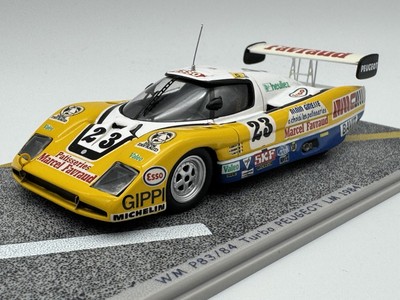 BIZARRE 1:43 WM PEUGEOT P83/84 TURBO 24H LE MANS 1984 #23 DNF BZ368 ...