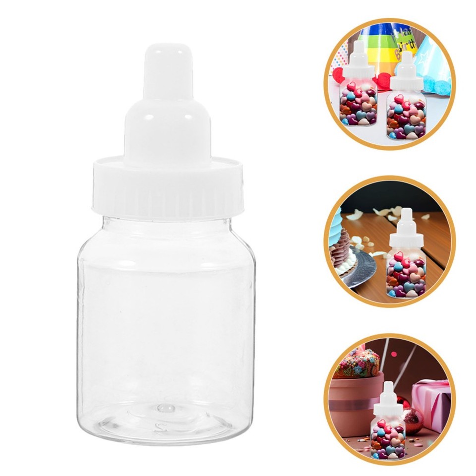 20 Pcs Candy Packaging Box Bottle Candy Box Nursing Bottle Party Treat ...