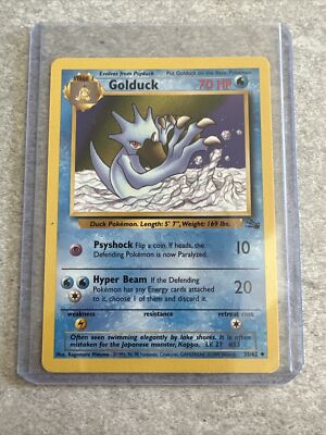 Pokémon TCG Golduck Fossil 35 Regular 1st Edition Uncommon | eBay