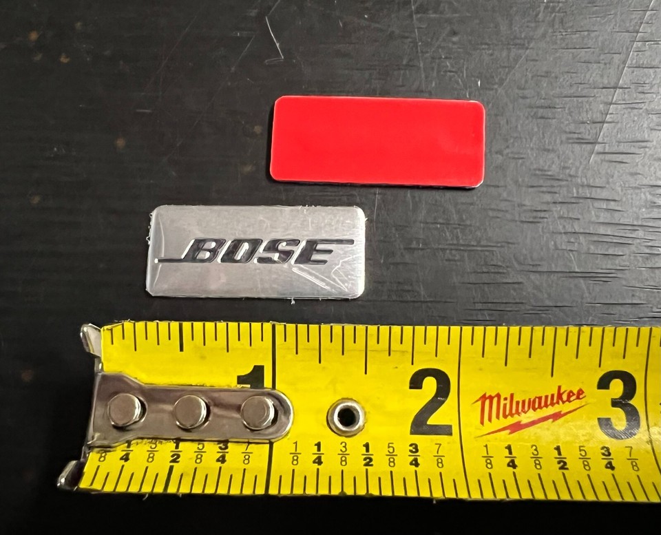 2 x Emblem Speaker Badge Decal Replacement fits Bose Speaker 3D Car ...
