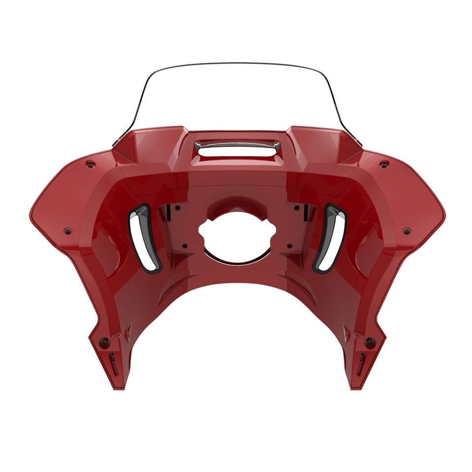 Redline Red ST Front Headlight Fairings For Harley Low Rider Street Bob ...