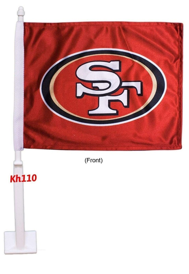 NFL San Francisco 49ers Car Flag - Choose Flag and Color | eBay