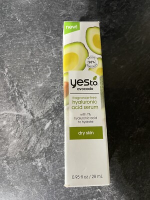Yes To Avocado Fragrance Free Hyaluronic Acid Serum - .95 fl oz | eBay