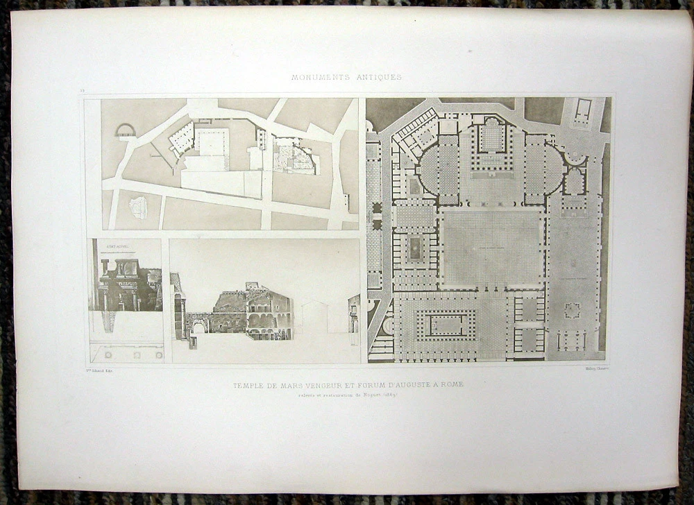 Temple Of Mars Ultor Plan