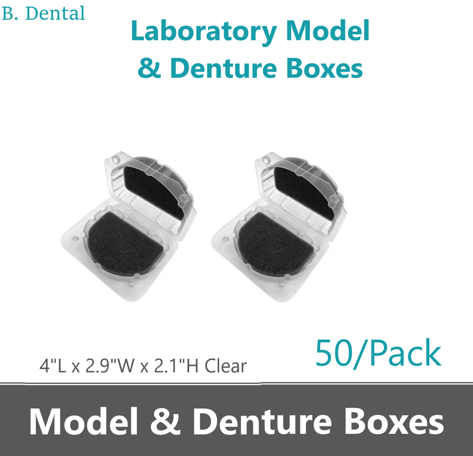 Dental Laboratory Model Carriers & Foams Ship Box Appliance Care Box ...