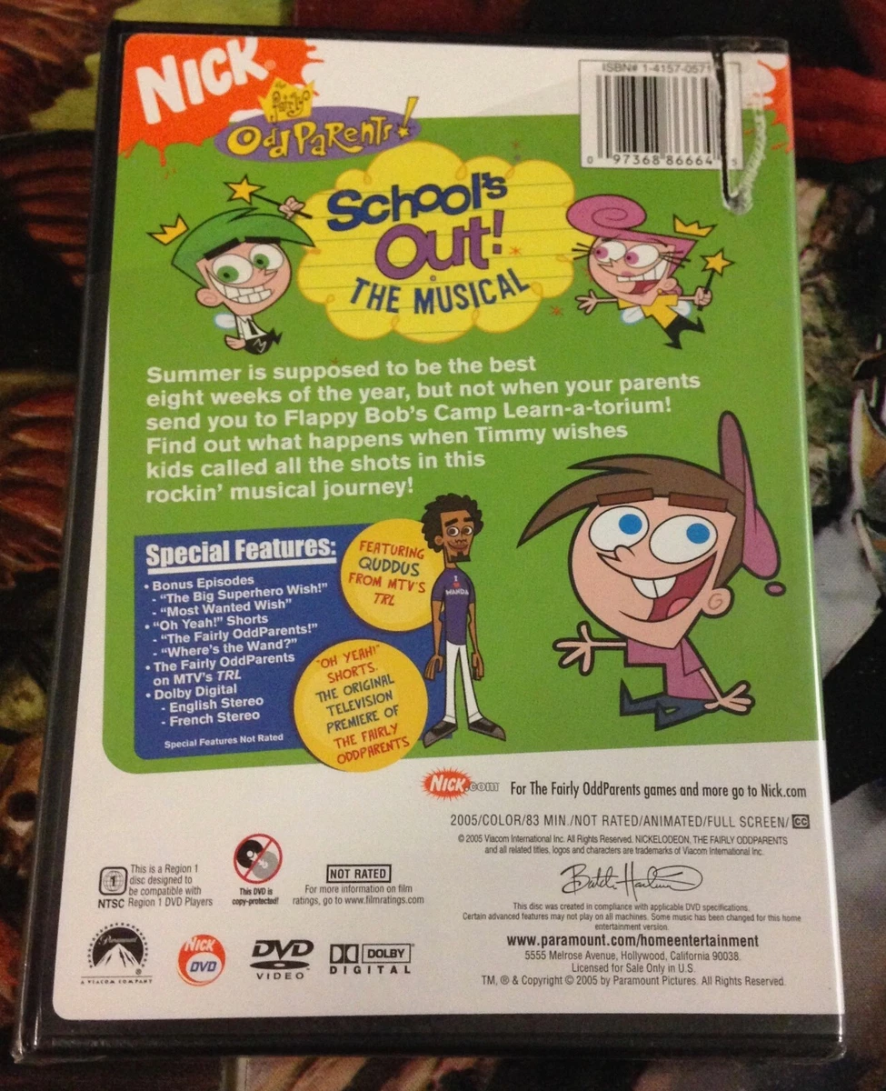 The Fairly Oddparents Schools Out The Musical Vhs