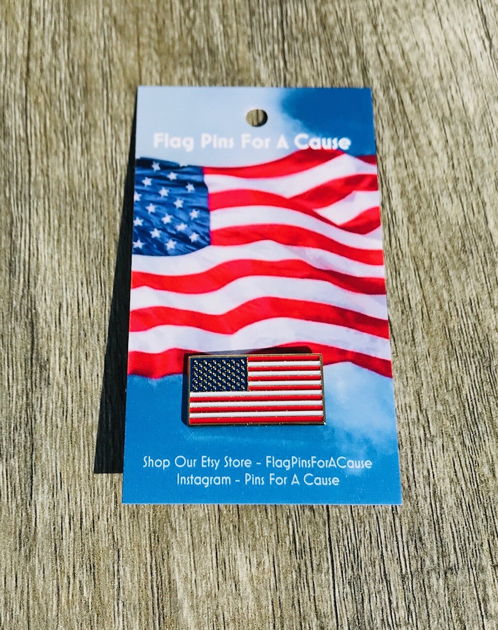 NEW Lot of 6 American Flag Enamel 1" Lapel Pins United States USA VOTE ...