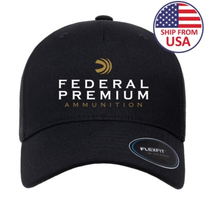 Federal Ammunition Hunting Shooting Printed Baseball Cap Black Hat ...