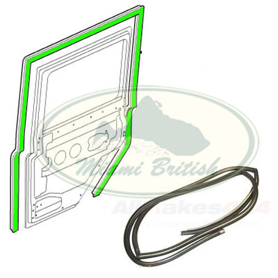 LAND ROVER REAR DOOR SEAL RIGHT DEFENDER LR077684 AM4x4 | eBay