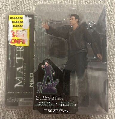 The Matrix Reloaded Revolutions Neo Series McFarlane Toys Figure 2003 ...