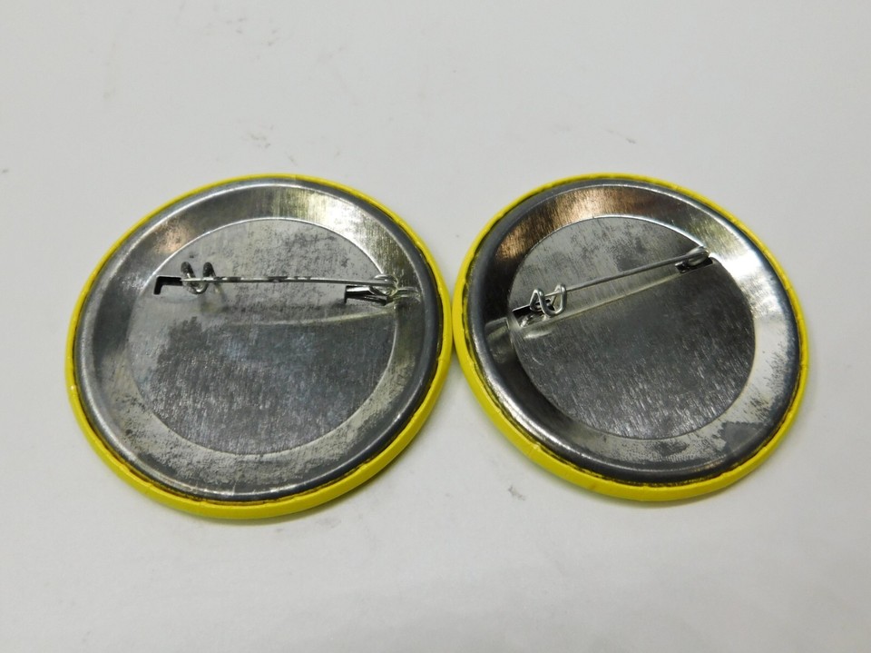 2 I got Buffaloed On the Inland Motor Tour Pins Buttons Catalina Island ...